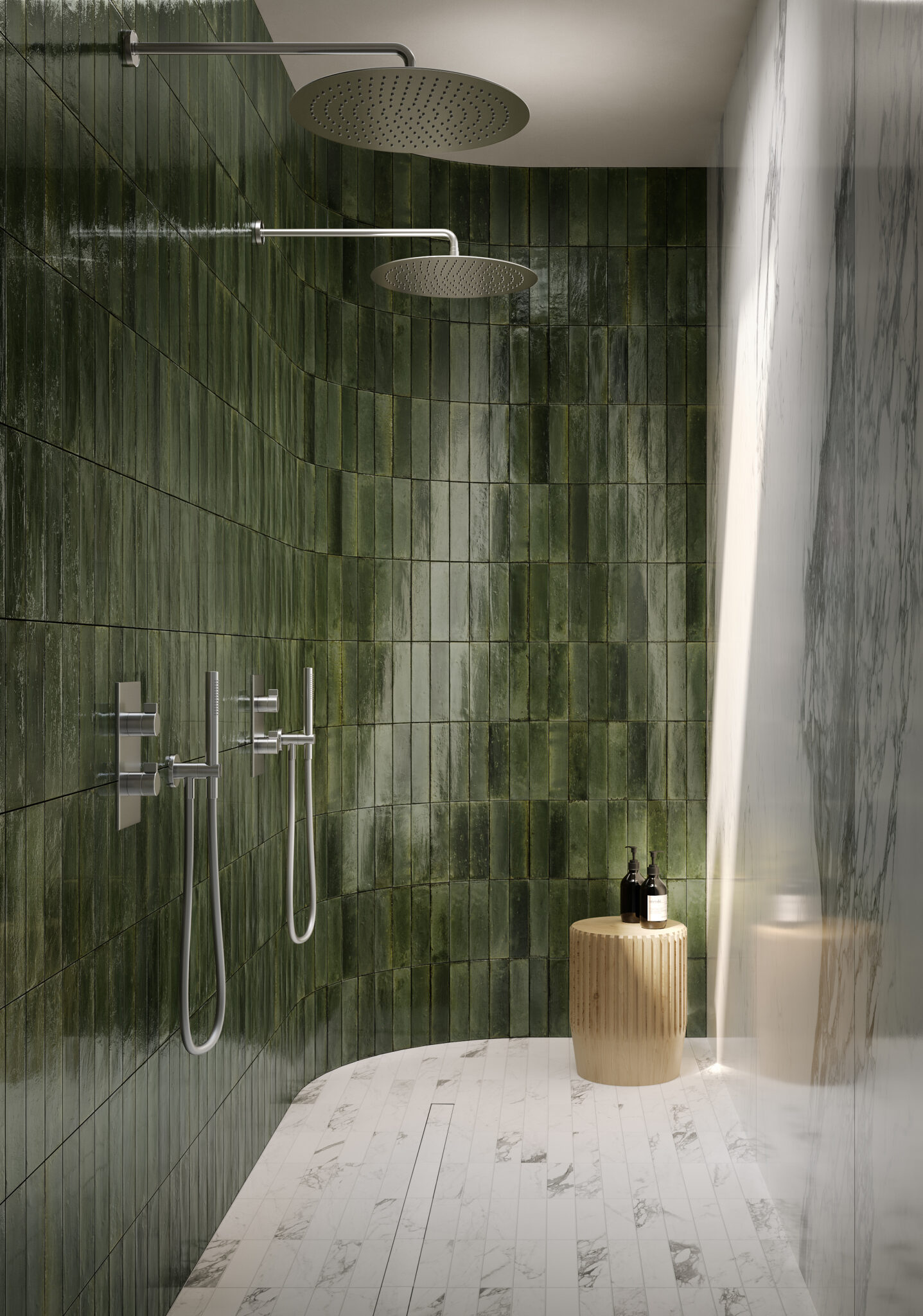 2"x10" Atelier (Look) Glossy Porcelain Tile - Icon Tile